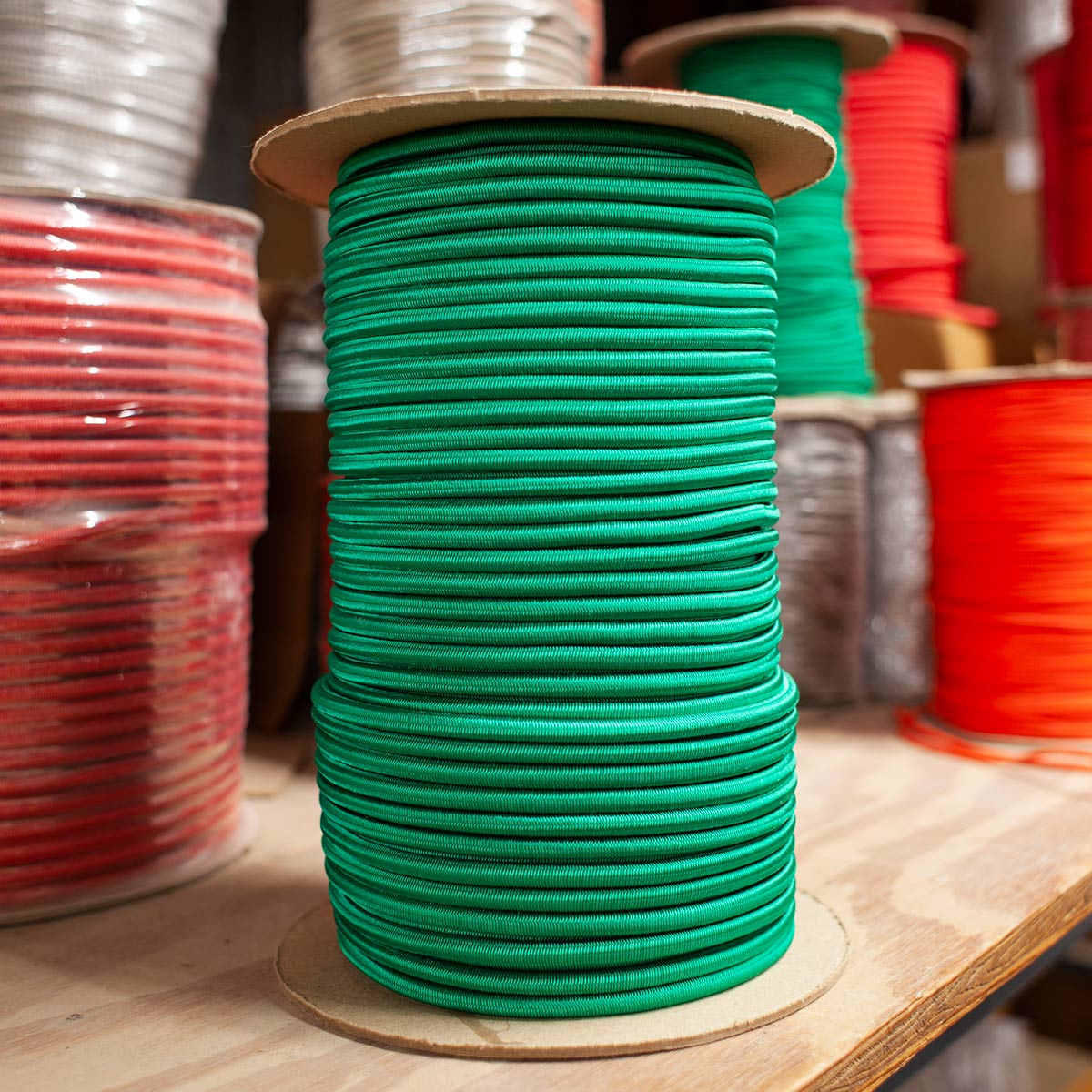 Green Shock Cord – Phoenix Rope & Cordage
