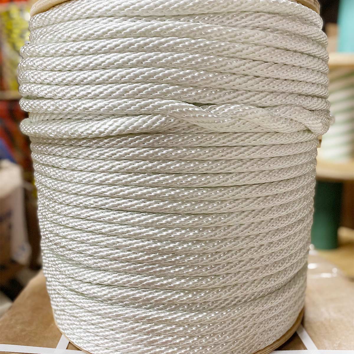 1/2" White Solid Braid Nylon – Phoenix Rope & Cordage
