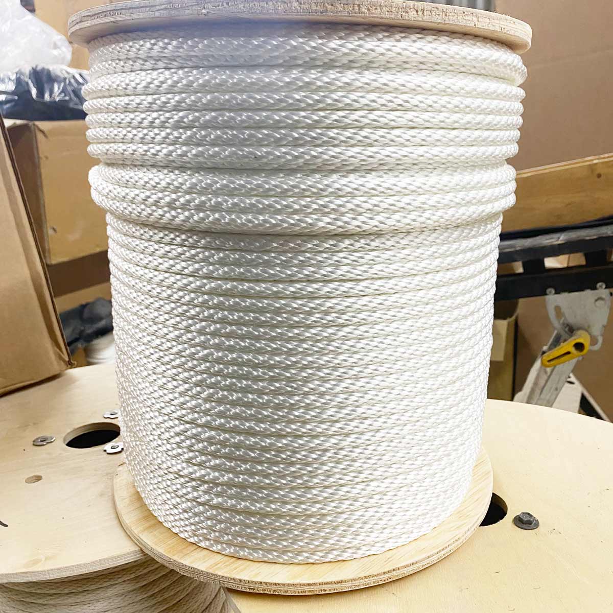 3/8" White Solid Braid Polyester Rope – Phoenix Rope & Cordage